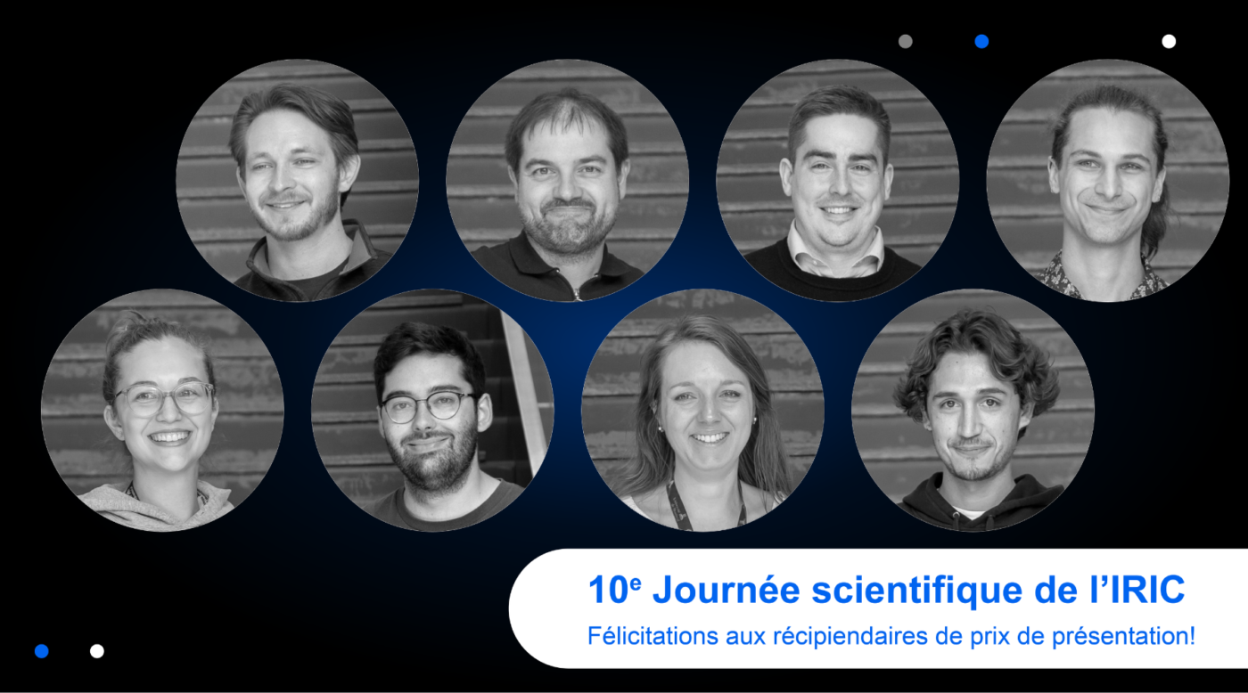 La relève à l’honneur lors de la Journée scientifique de l’IRIC 2023 ...